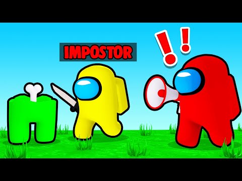 Playing AMONG US In ROBLOX As The IMPOSTOR!
