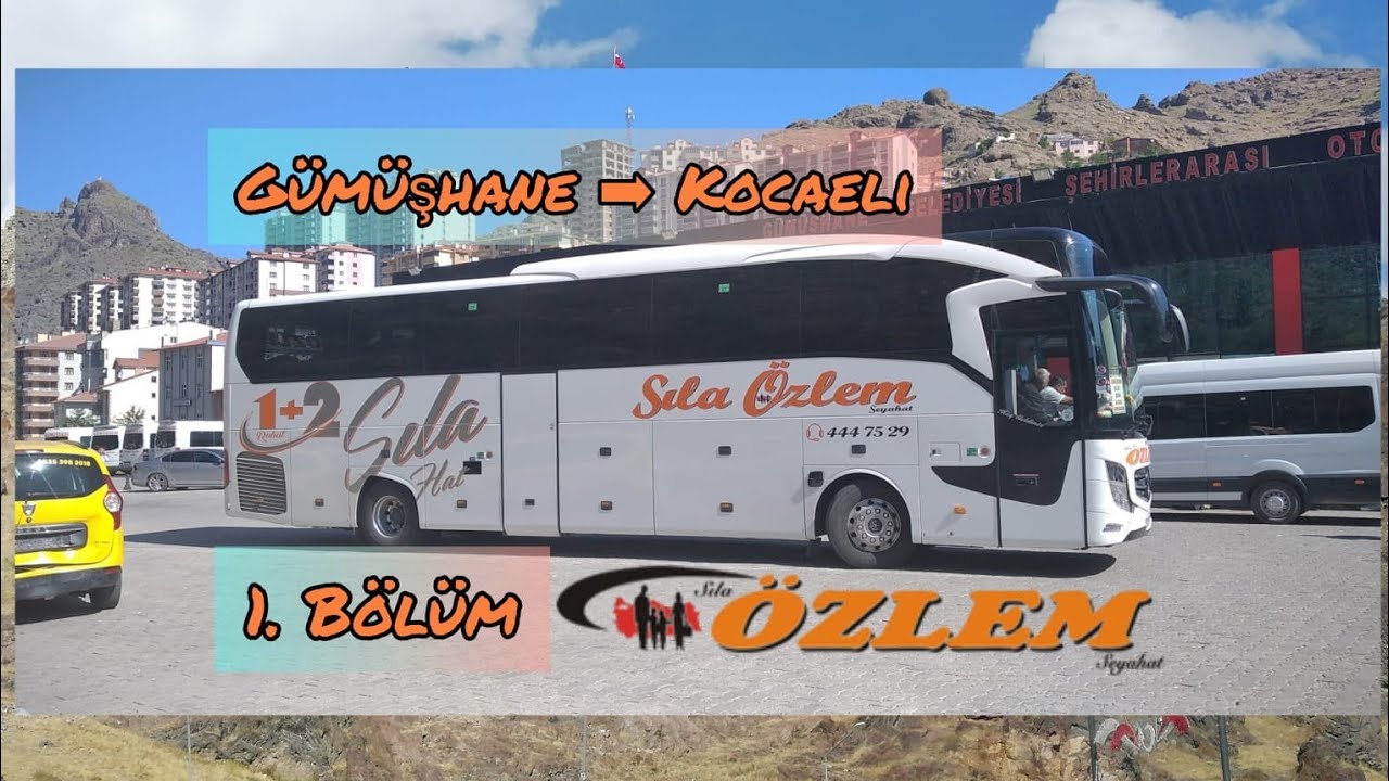 #75 Kelkit , Şiran Yolları Sıla Özlem Seyahat | Gümüşhane - Kocaeli | 1.Bölüm | Otobüs Yolculuğu ...
