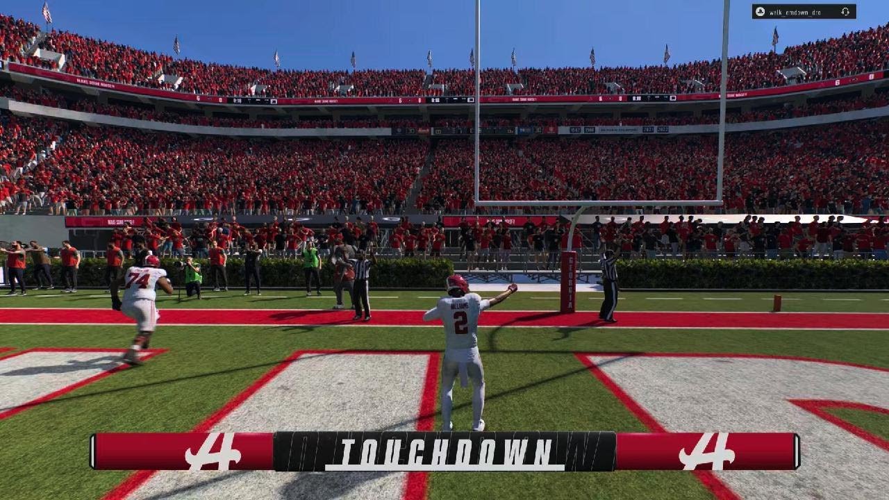 EA SPORTS College Football 25 - Ryan Williams Touchdown - Alabama ...