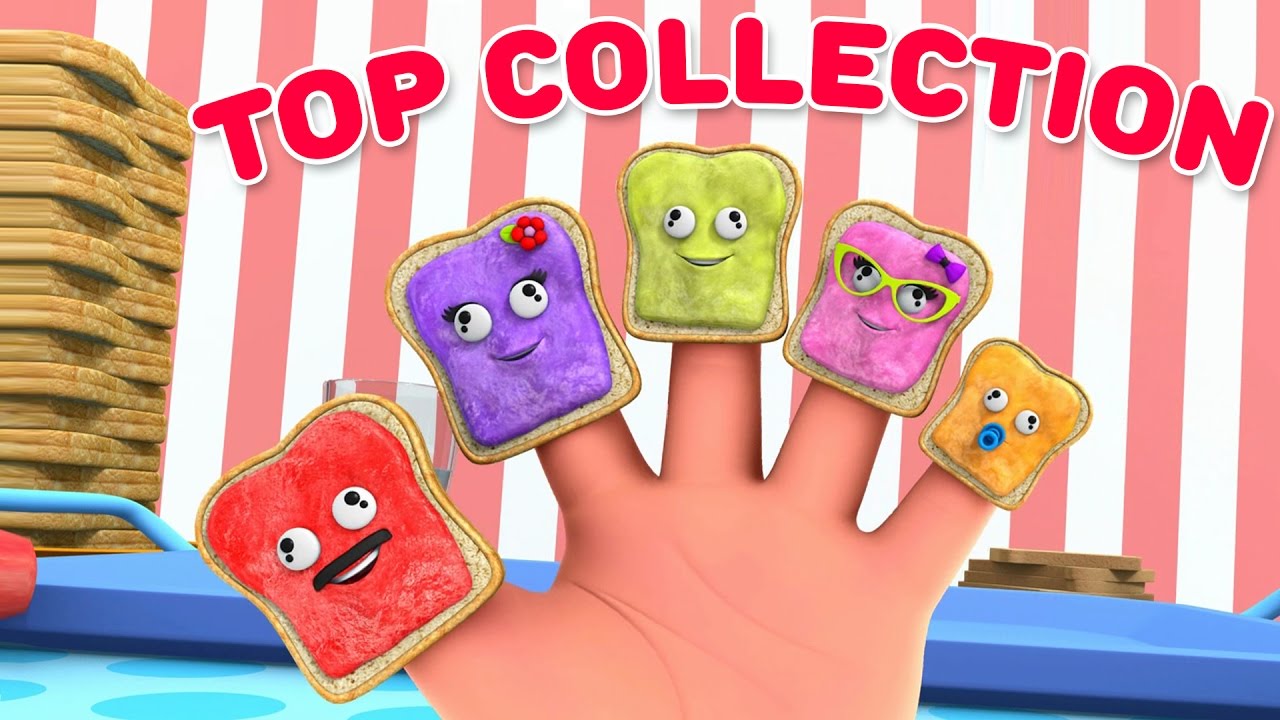 The Finger Family Bread Family Nursery Rhyme | Bread & More Finger ...