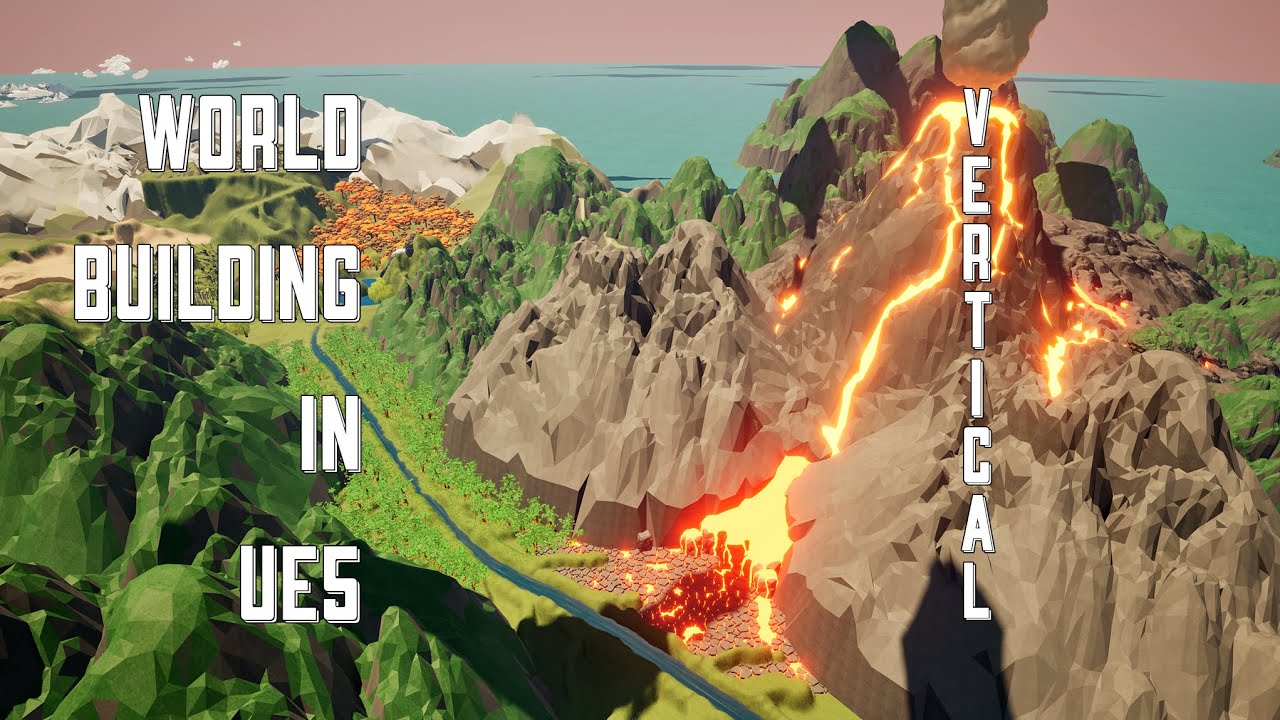 Unreal Engine 5, Medieval Low Poly World Building! [Part 41] Vertical ...