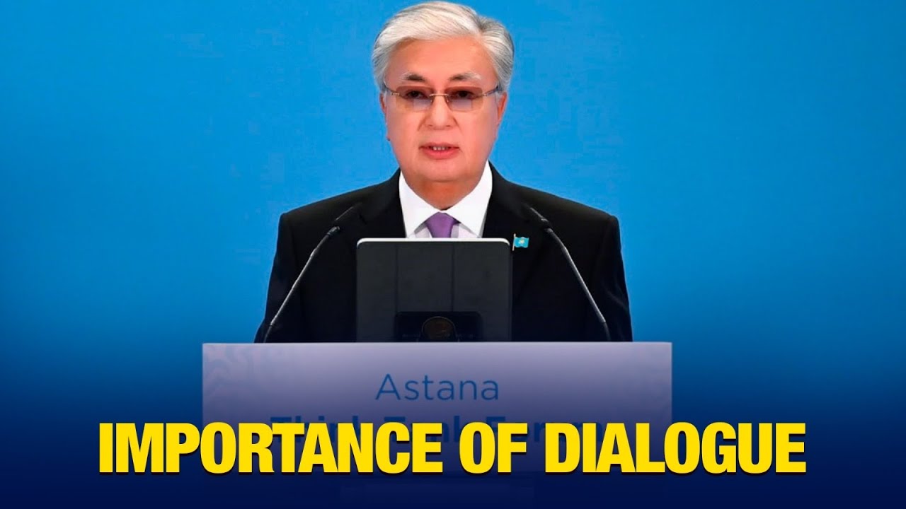 Importance of dialogue | Reporter with President Tokayev - YouTube