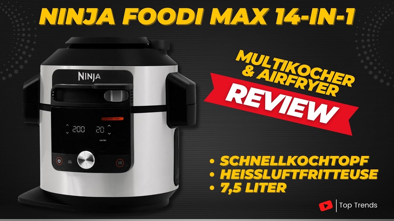 Ninja Foodi MAX Multikocher mit Smart Deckel Review - Multikocher und ...