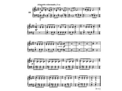 Béla Bartók - Mikrokosmos Volume III 82. Sheet Music