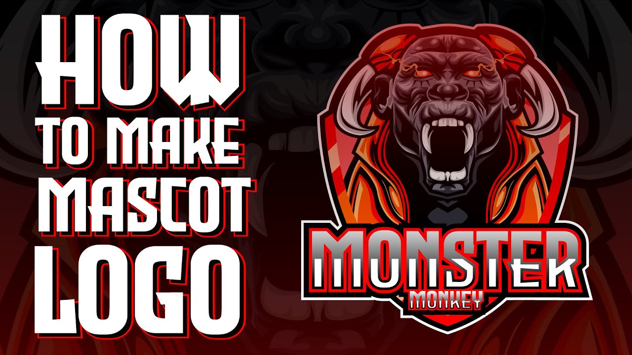 How To Make A Mascot Logo Design | In Adobe Illustrator - YouTube