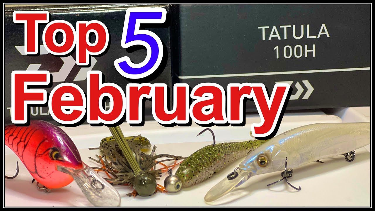 Top 5 Baits For February Bass Fishing - YouTube