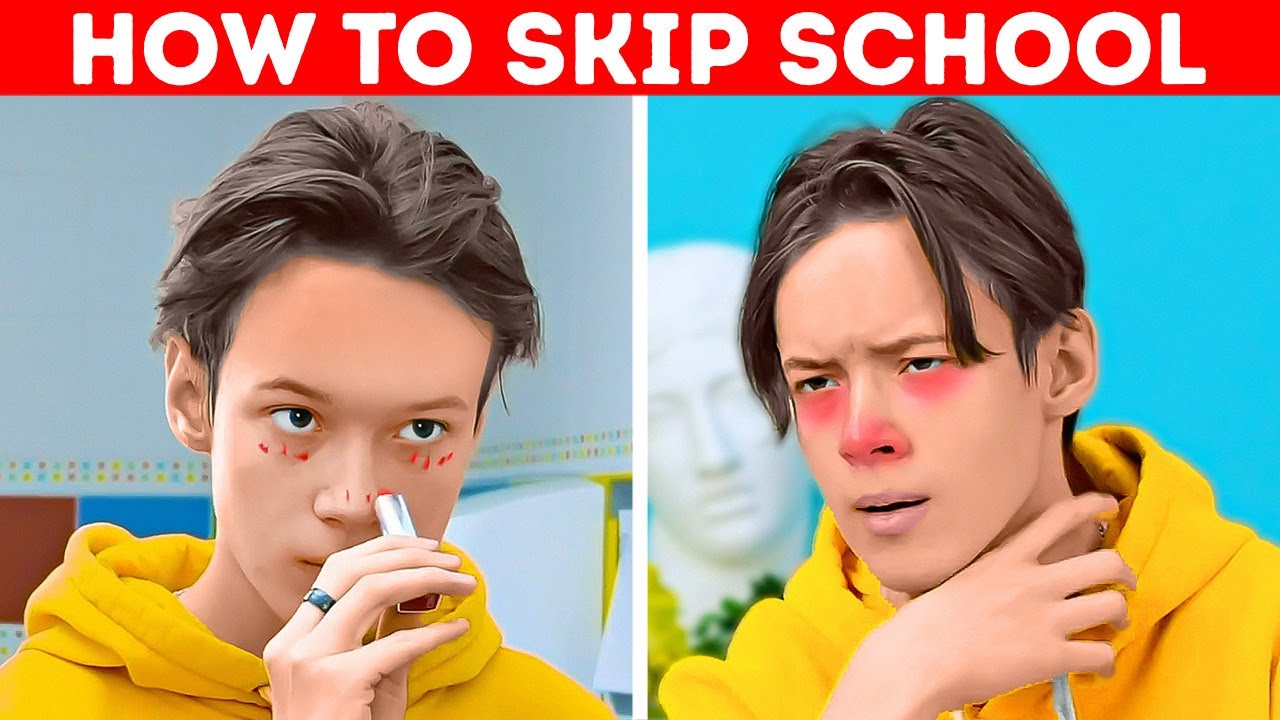 Funny school situations and clever life hacks