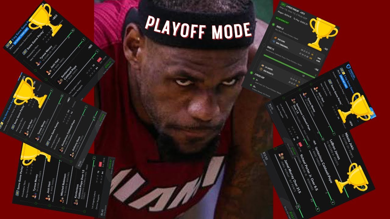 PLAYOFF MODE ACTIVATED! Picks and Parlays for 4/22/24. - YouTube