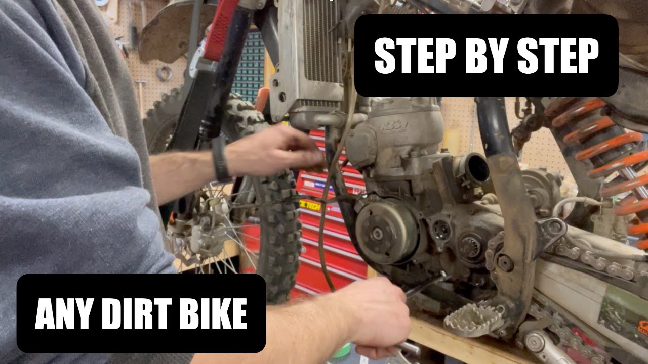 How to Remove Your Dirt Bike Engine - YouTube
