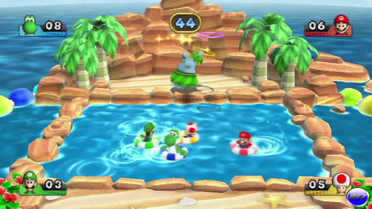 Mario Party 9 - Pianta Pools ~ Free for All - YouTube