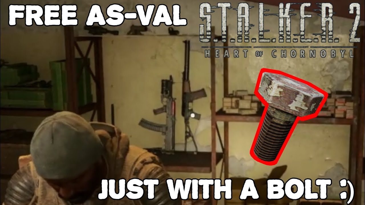 How to get a brand new AS-VAL in STALKER 2 - YouTube