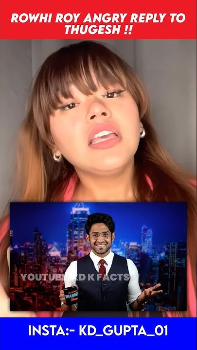 ROWHI RAI Angry Reply to THUGESH Roast Video😡 Rowhi Rai vs Lakshay, Elvish Yadav,Saloni ...