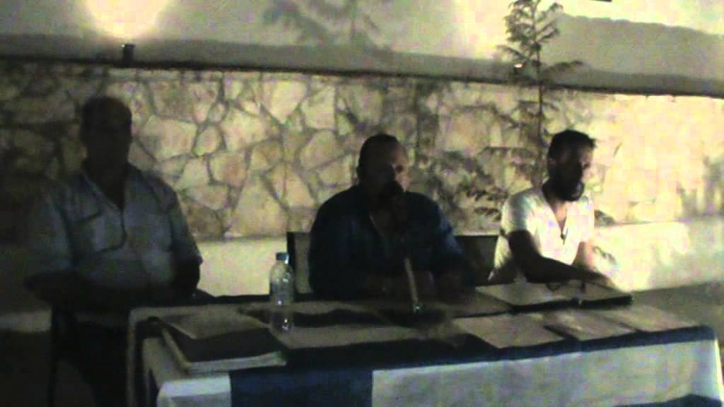 Χαιρετισμός ΑΡΤΕΜΗ ΣΩΡΡΑ στην ΚΙΝΕΤΑ ΑΤΤΙΚΗΣ 3/8/2015 - YouTube