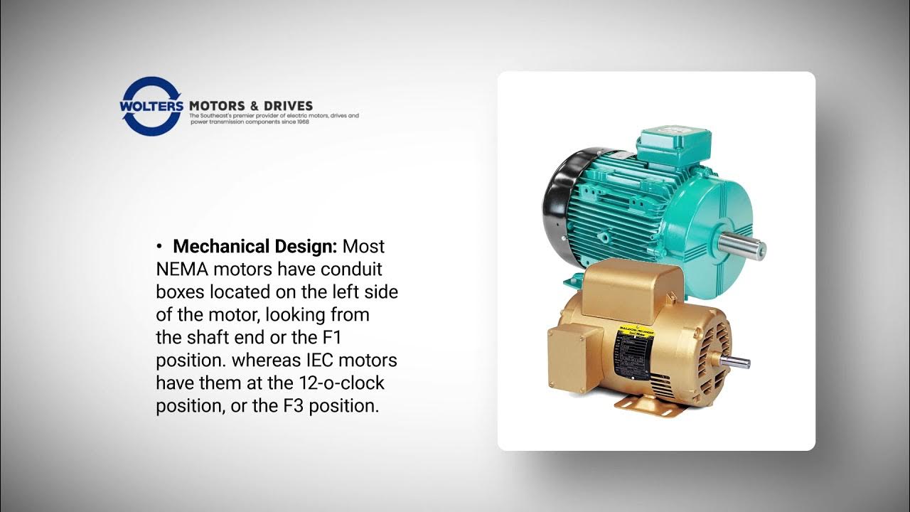 #NEMA vs. #IEC Motor Standards - YouTube