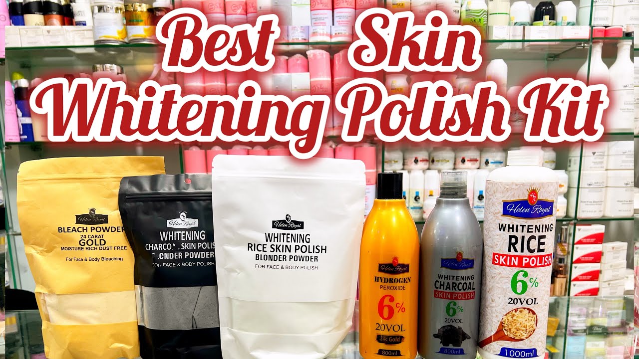 Best Skin Whitening Polish Kit | Rice Kit | Charcoal Kit | 24k Gold Kit ...