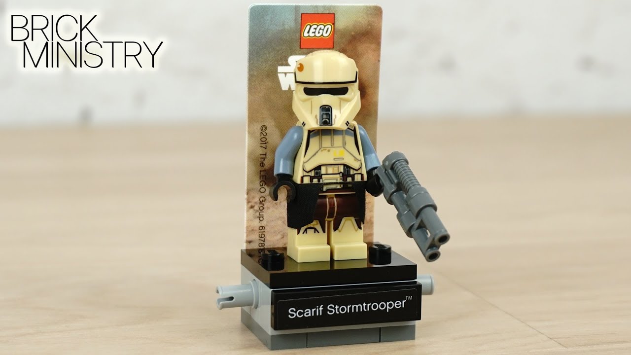 LEGO 40176 Star Wars SCARIF STORMTROOPER - YouTube