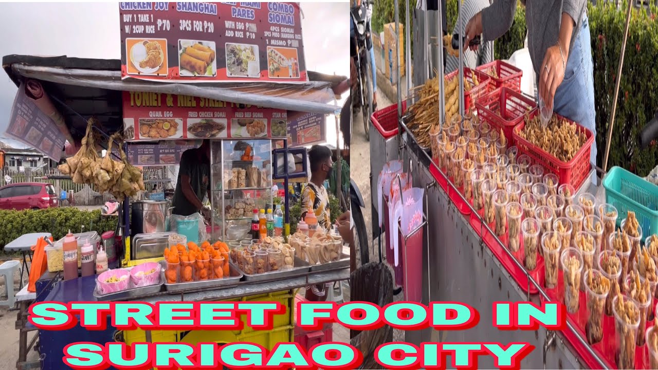 Street Food in Surigao City Boulevard | Ukay ukay - YouTube