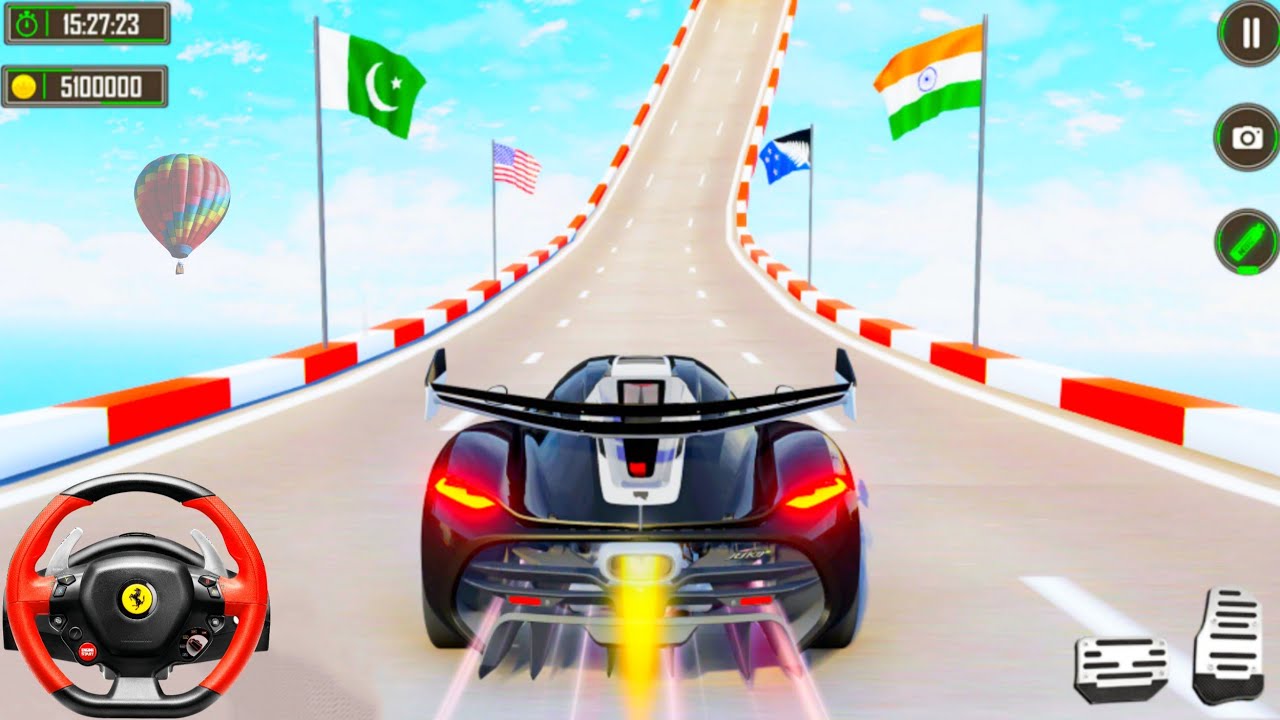 Impossible Car Stunts Driving - Mega Ramps Ultimate Race 3D - GTA V ...