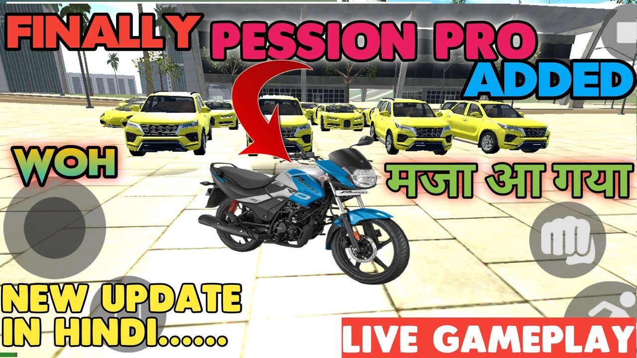 Pession Pro new update in Indian bike driving 3d | Indian bike driving ...