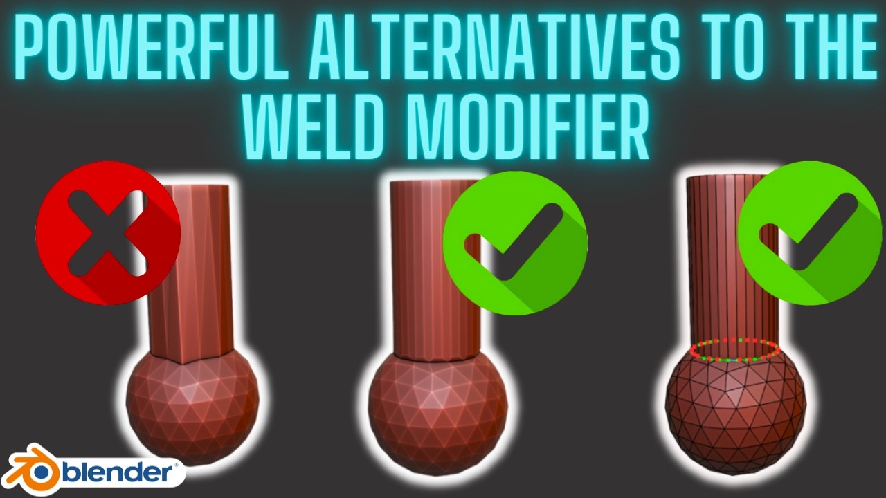 Powerful Alternatives to the Weld Modifier in Blender - YouTube
