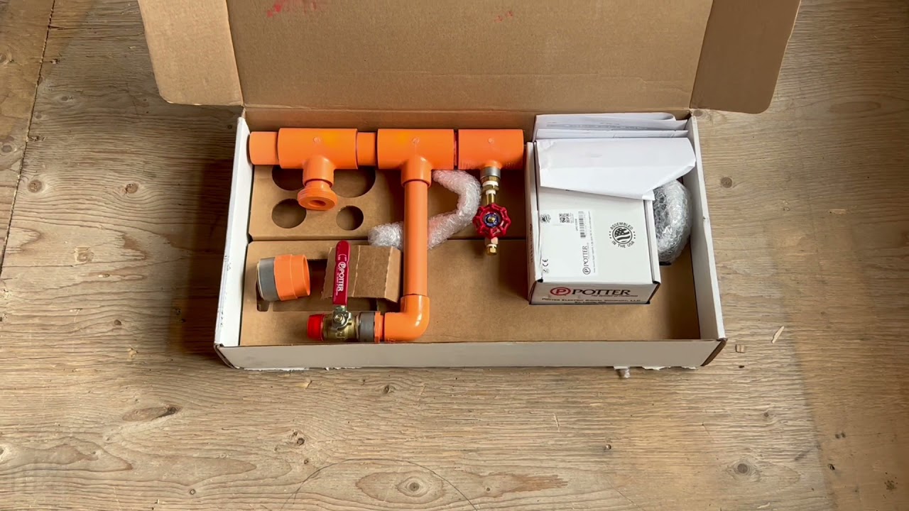 Potter-RD13 Series Residential Riser Manifold|Arrived - YouTube