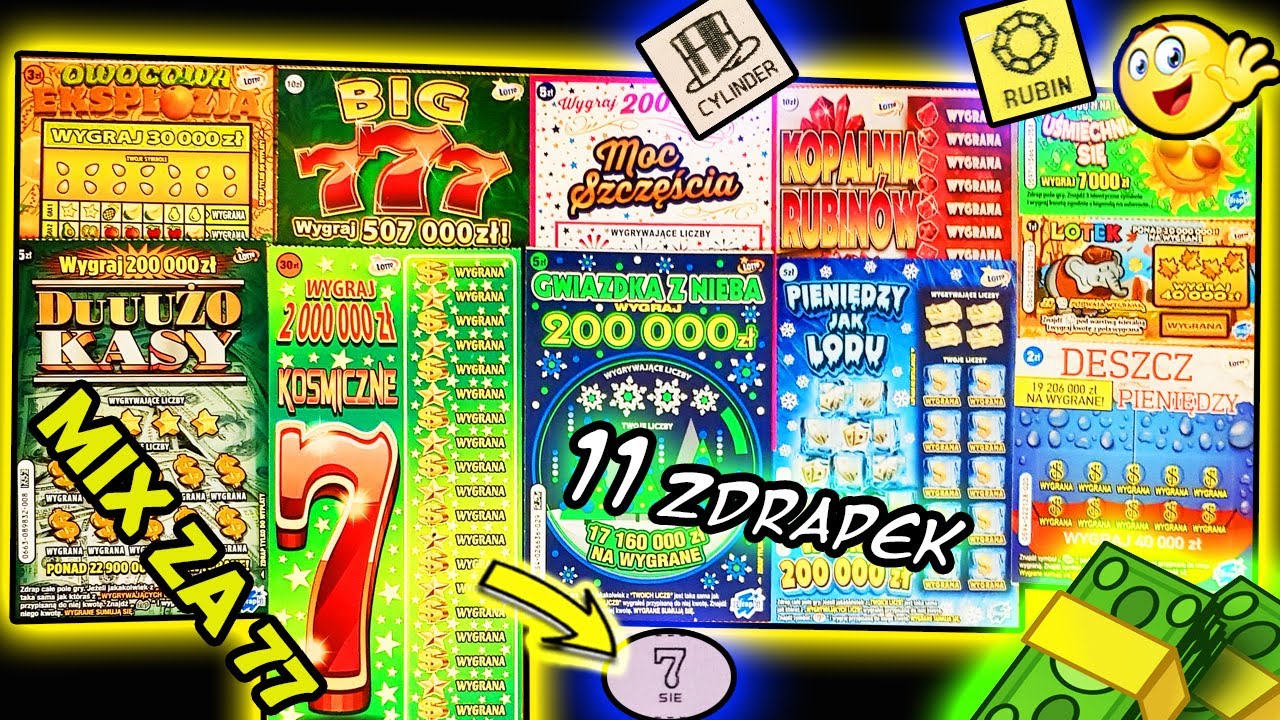 #131 @Zdrapki Lotto 😱🤑 mix za 77zł 🤑😉 zdrapki - YouTube