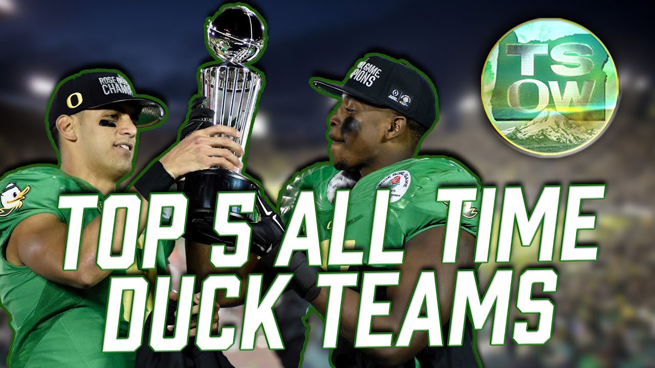 TOP 5 Oregon Ducks TEAMS of ALL-TIME RANKINKS feat. Rian Winter of ...