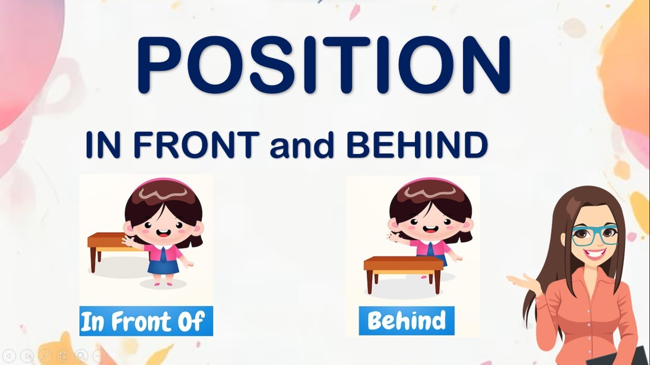 Position 2:Learn the Basic Position "In front and Behind " || Uses of ...