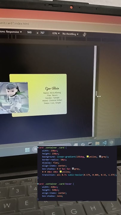 Responsive card using html css #frontend #frontendwebdeveloper #html #css - YouTube
