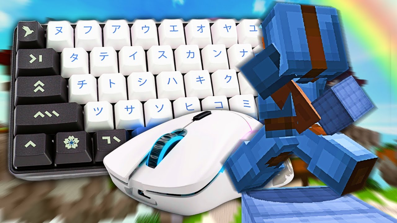 [SMOOTH] CLICKY Keyboard + Mouse Sounds | Bedwars ASMR - YouTube