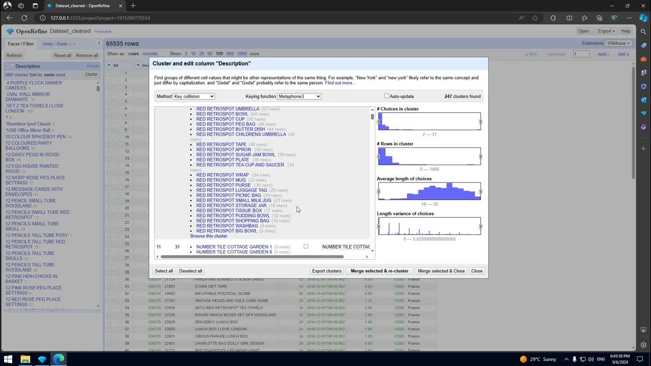How to Clean Messy Dataset in Openrefine - YouTube