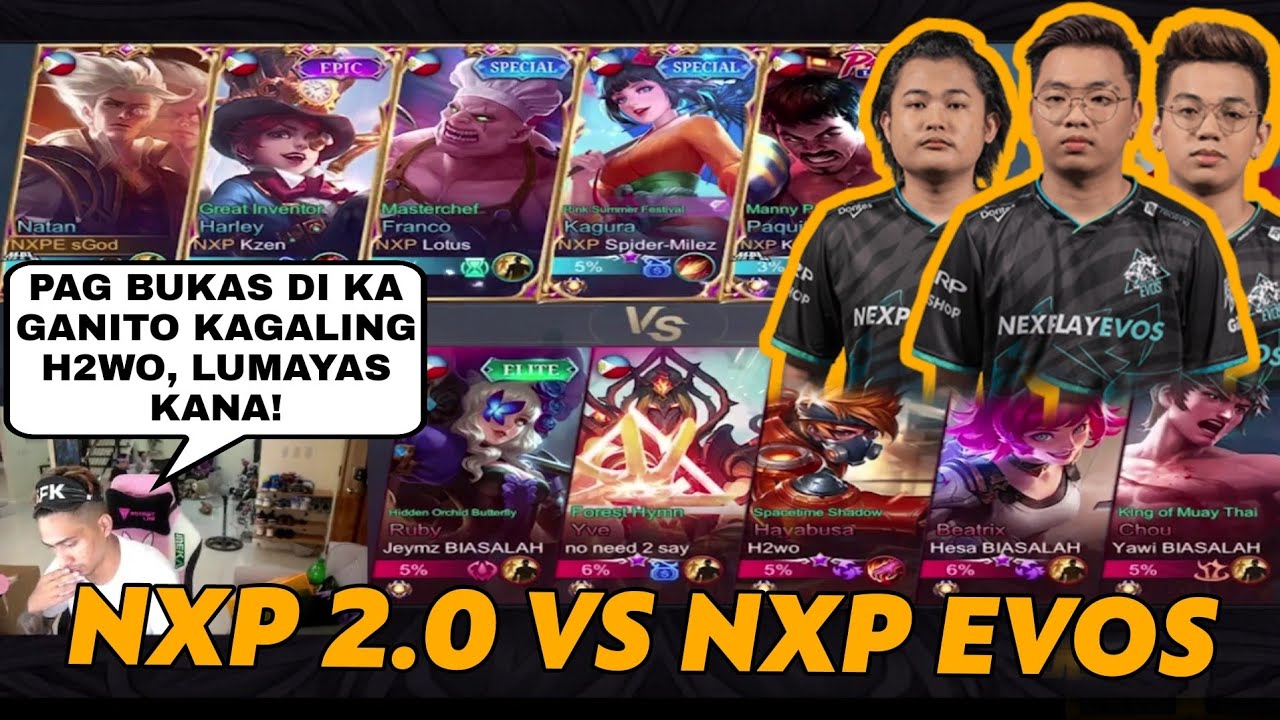 NXP EVOS VS NXP 2.0 NAGKAHARAP SA RANK GAME! TRASHTALK ON TALAGA! - YouTube