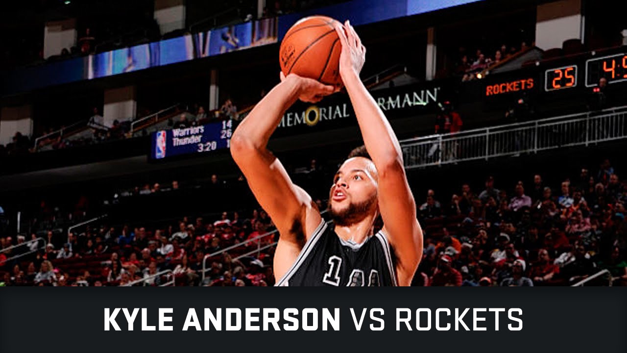 Kyle Anderson Highlights: 11 PTS, 3 AST vs Rockets (27.02.2016) - YouTube