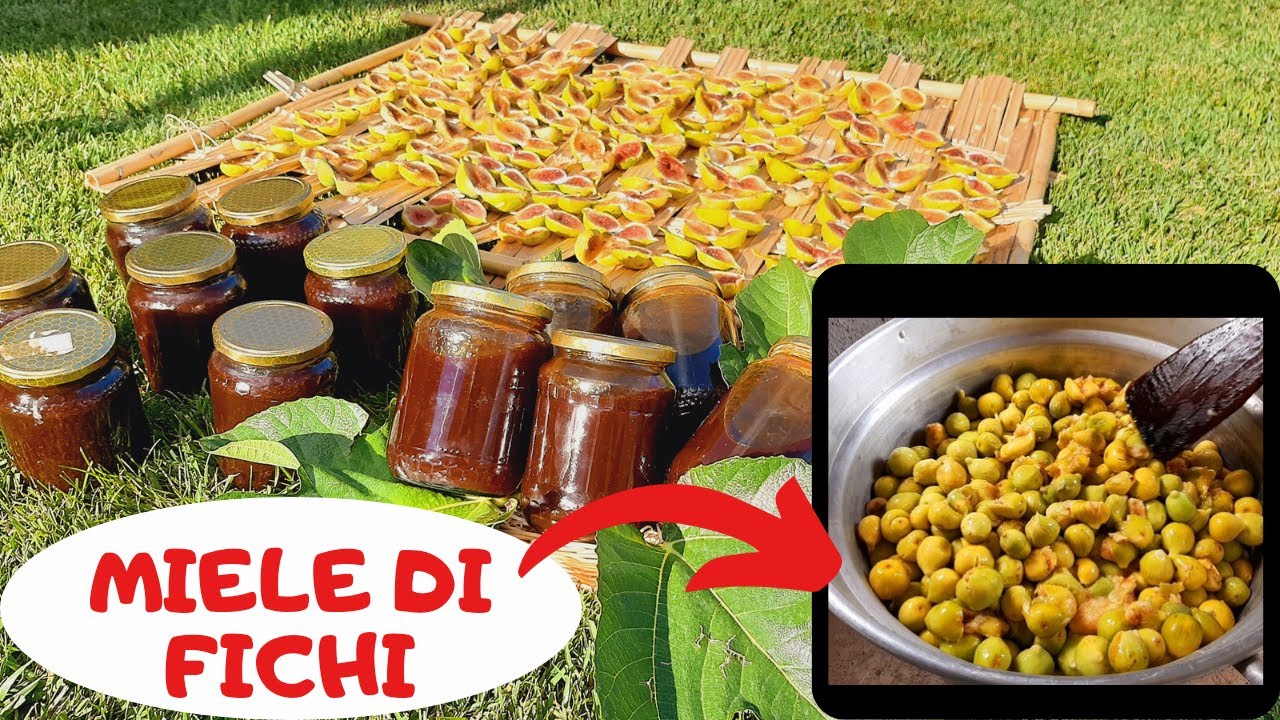Miele Di Fichi - Melassa O Cotto Di Fichi RICETTA TRADIZIONALE Passo ...