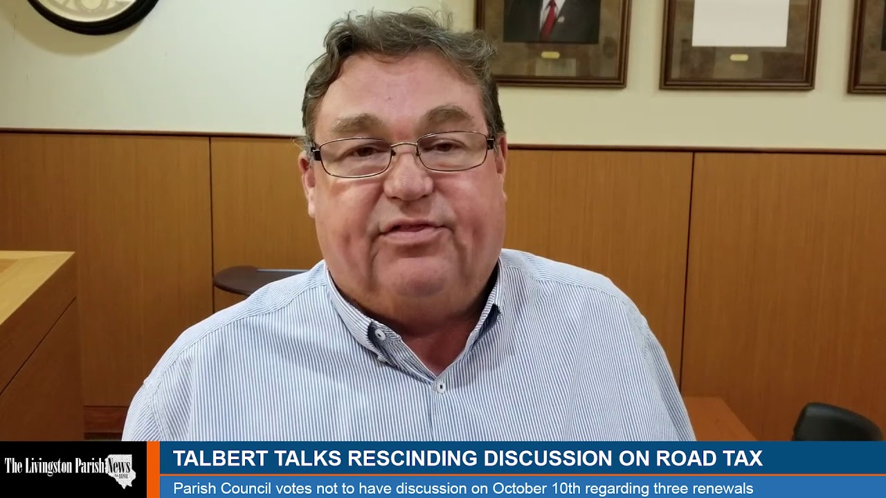 Parish Councilman Garry 'Frog' Talbert talks rescinding discussion of ...