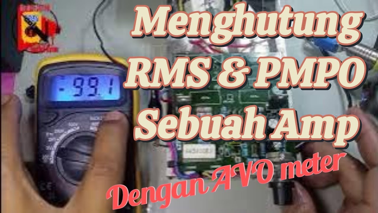 Lanjutan cara menghitung RMS & PMPO Power Amplifier.... - YouTube