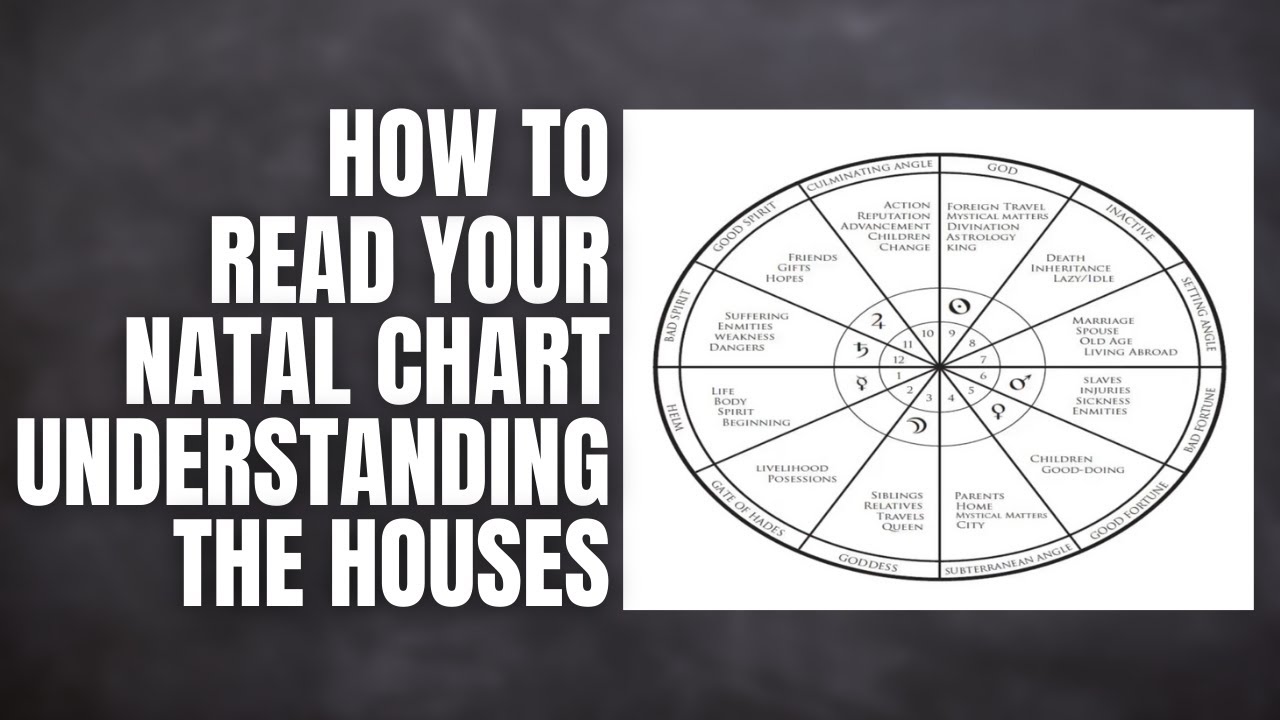 How To Read Your Natal Chart ~ Astrology Houses Explained | Learn ...