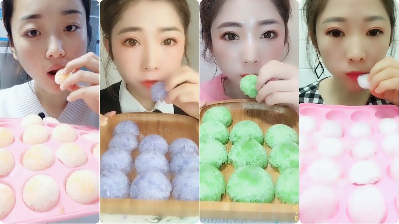 22 minutes colorful crushed ice balls compilation - YouTube