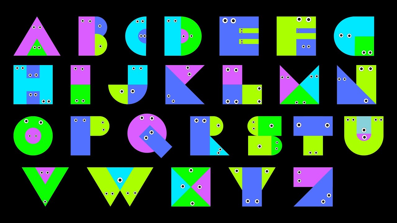 Shapes Alphabet Song | Learn ABCs and Shapes for Kids | Alphabet Song A ...