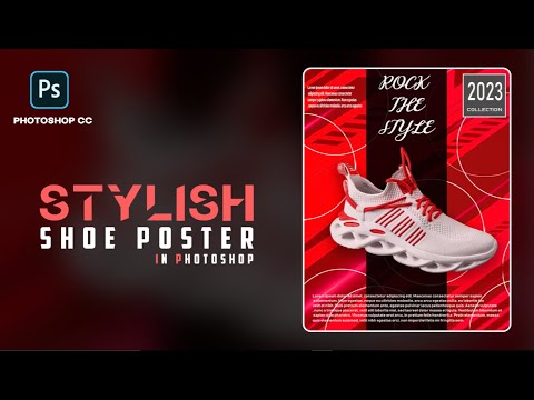 Make shoe poster in photoshop | Attractive shoe poster | Photoshop ...