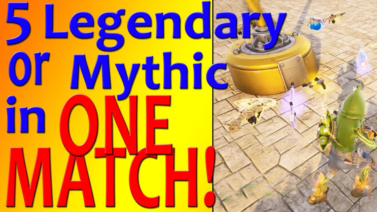 How to Collect Legendary or Mythic Weapons in One Match in Fortnite ...