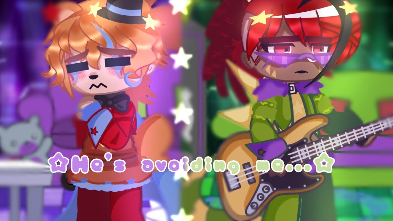 He's...avoiding me"☆ | Fnaf - Security breach 🍕 | Glam. Fred X Monty ...