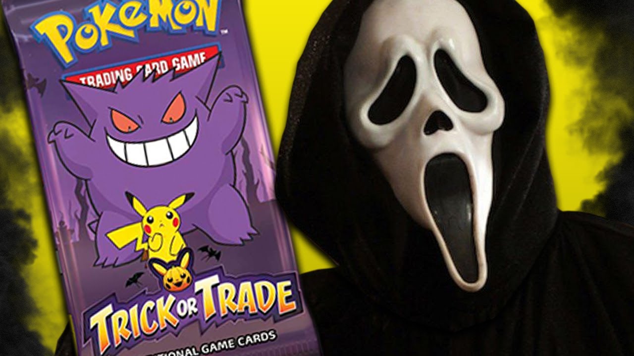 Ghost Face Plays Trick or Trade with Pokémon cards For FUN. (Will You ...