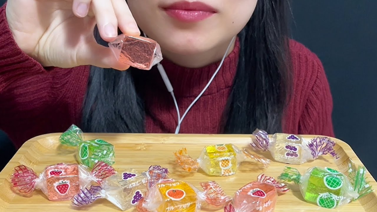 ASMR KINJO JELLY CANDY (EATING SOUND) MUKBANG NO TALKING - YouTube