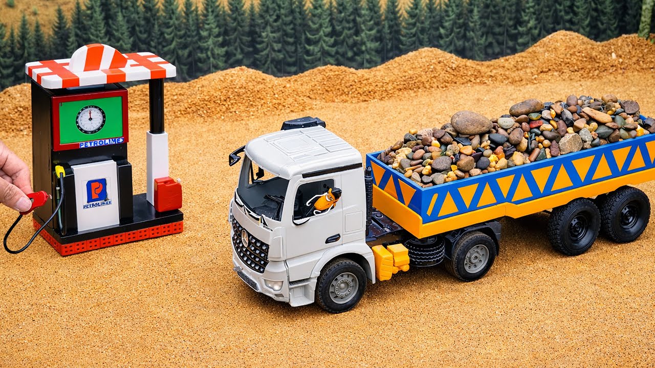 DIY Science Project Builds Brick Gas Station to Rescue Heavy Truck ...