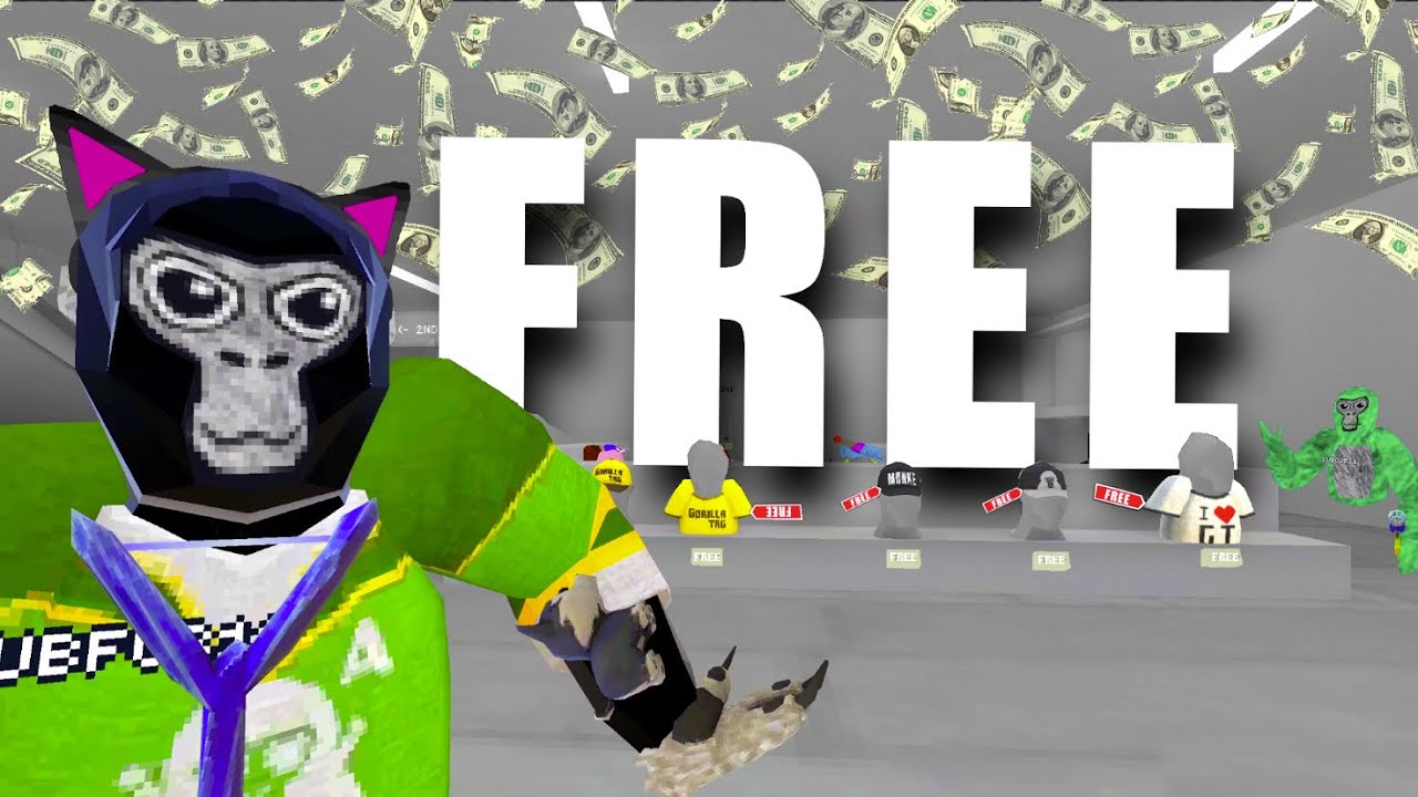 Getting Every Cosmetic For FREE | Gorilla Tag - YouTube