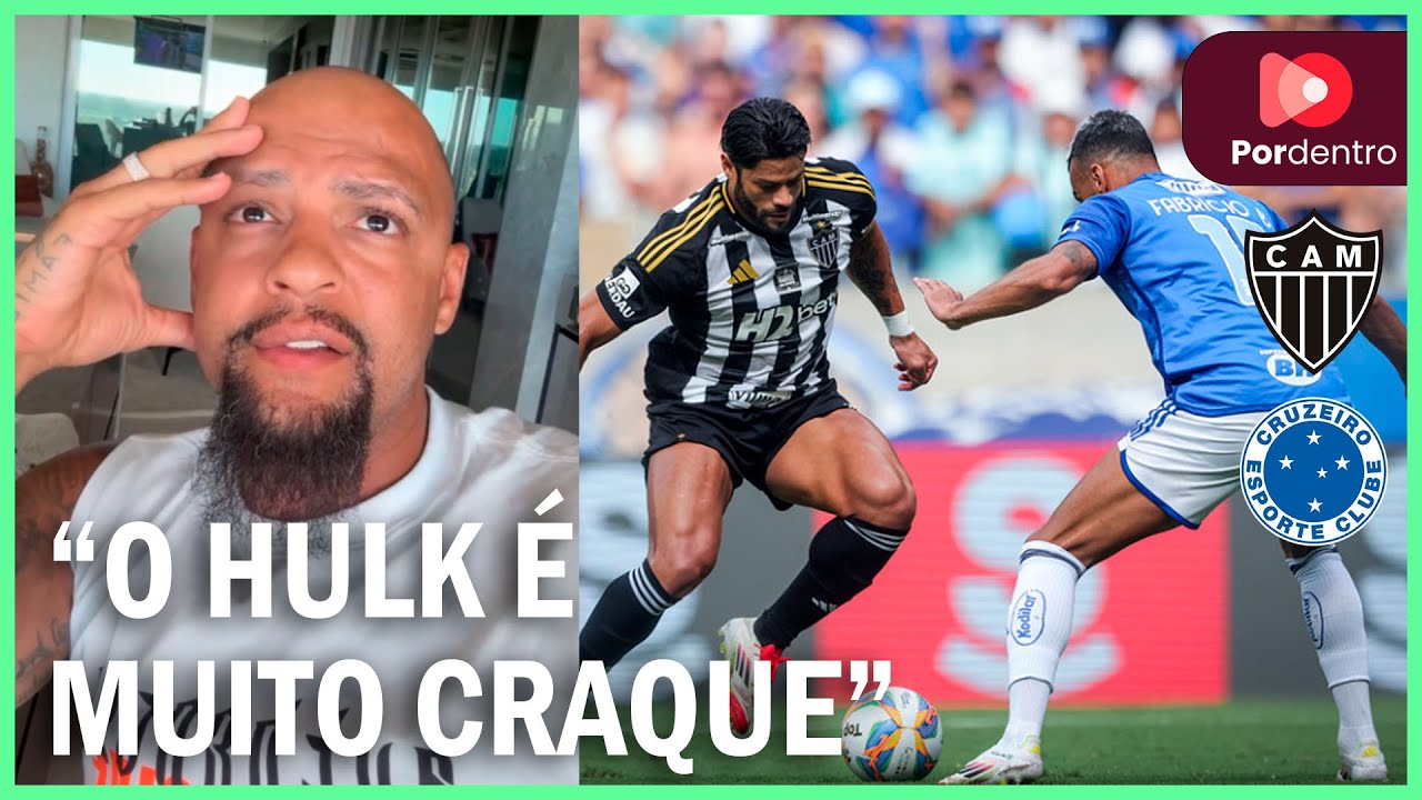 Felipe Melo elogia Hulk e ironiza Fabrício Bruno: 'The Flash' - YouTube