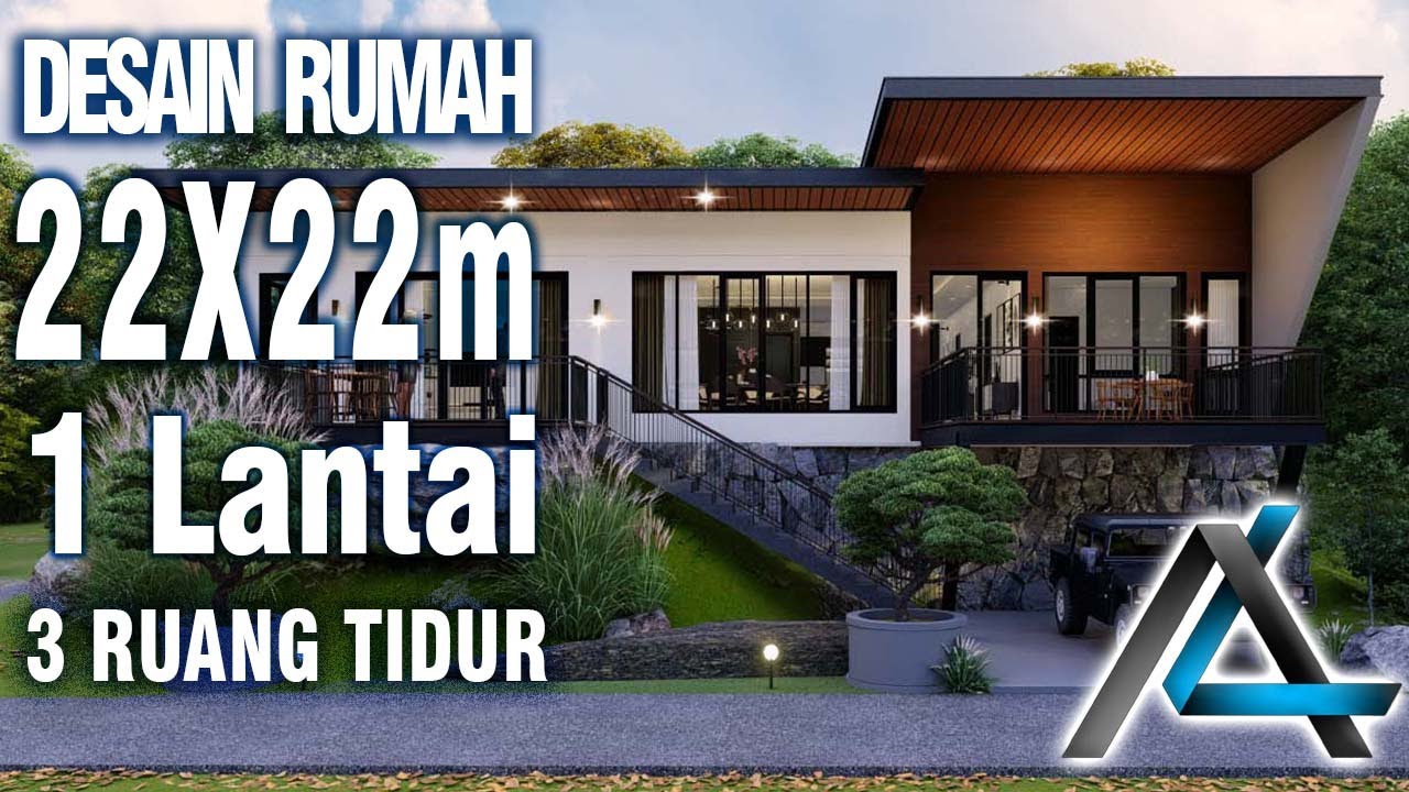 DESAIN RUMAH 22 x 22 meter I Jateng – DESAIN RUMAH MINIMALIS MODERN ...