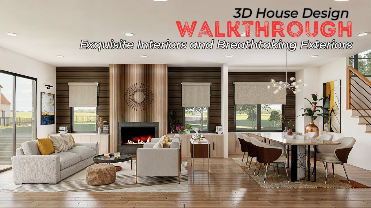 Explore 3D Architectural Walkthroughs: Innovative House Exterior ...