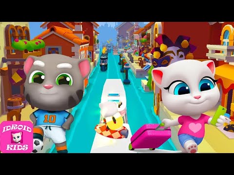TalkingTom and Talking Angela battle games for kids 2024 #angela # ...